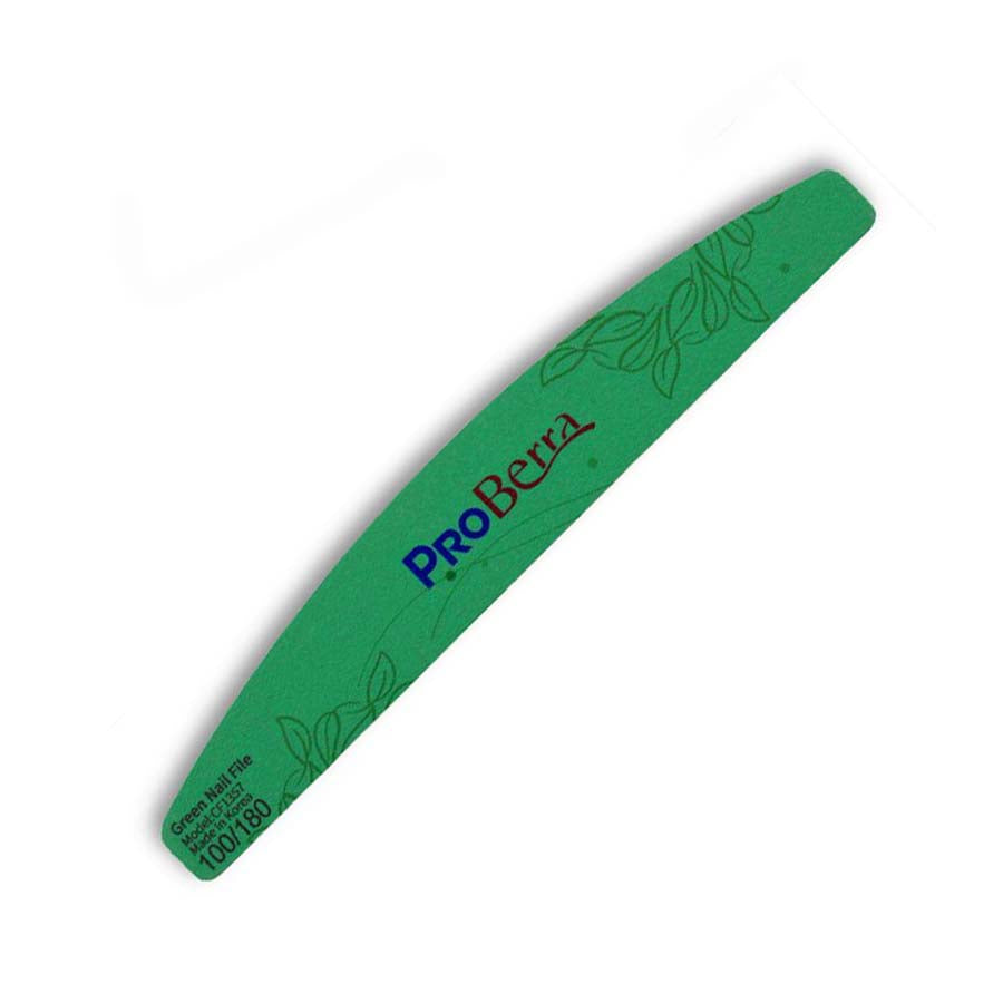 Lima half moon verde per unghie 100/180 | SNC Store